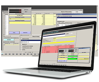 Batching management software for weight indicators and transmitters ...