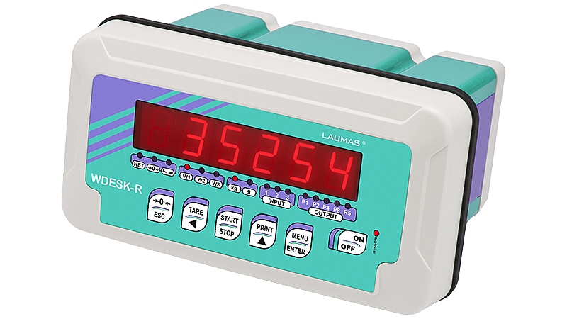 Weight indicator for weighing and batching - WDESK-R | LAUMAS