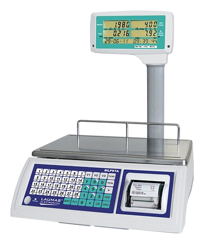 Price computing retail scale 6-15-30 kg with printer BILPSTA | LAUMAS