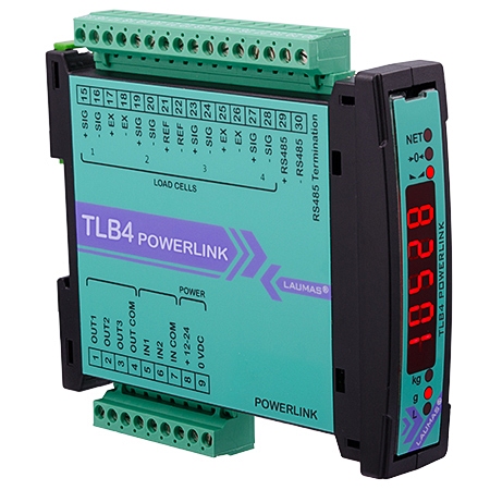 Multichannel weight transmitter TLB4 POWERLINK | LAUMAS