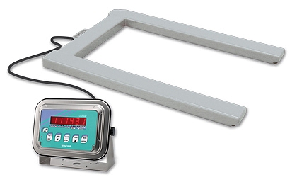 Pallet scale made of AISI-304 stainless steel with 4 load cells PXI ...