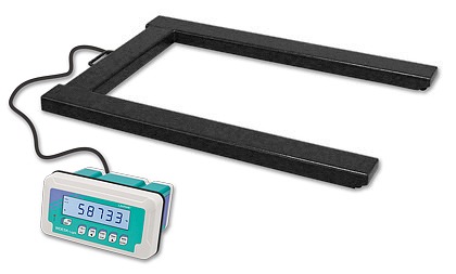 Pallet scale made of painted steel with 4 load cells PX | LAUMAS