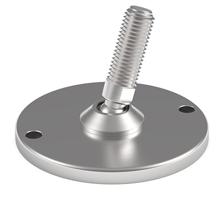 Ball-mounted self-centering pluggable feet STR | LAUMAS