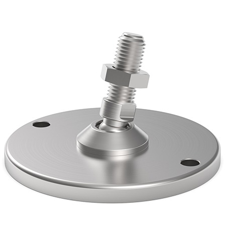 Ball-mounted self-centering pluggable feet STR | LAUMAS